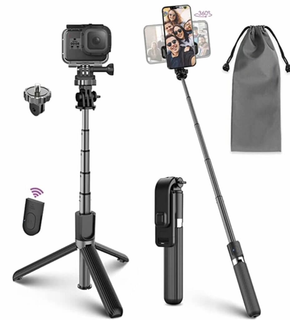 Für Perfekte Bilder Selfie Stick Stativ Mit Selfiestick Und Bluetooth