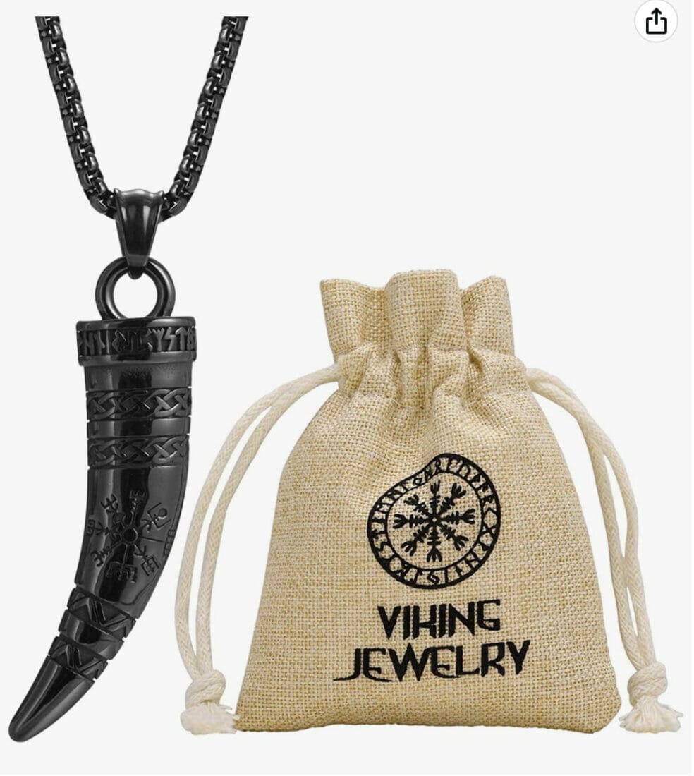 Wikinger Schmuck Horn Halskette - 60% Rabatt
