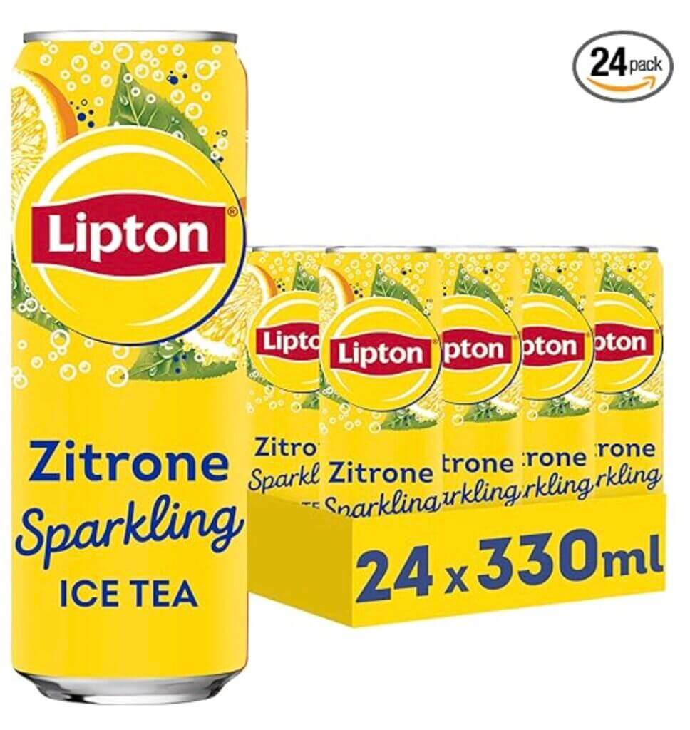 LIPTON ICE TEA Sparkling Lemon - Spritzige Erfrischung