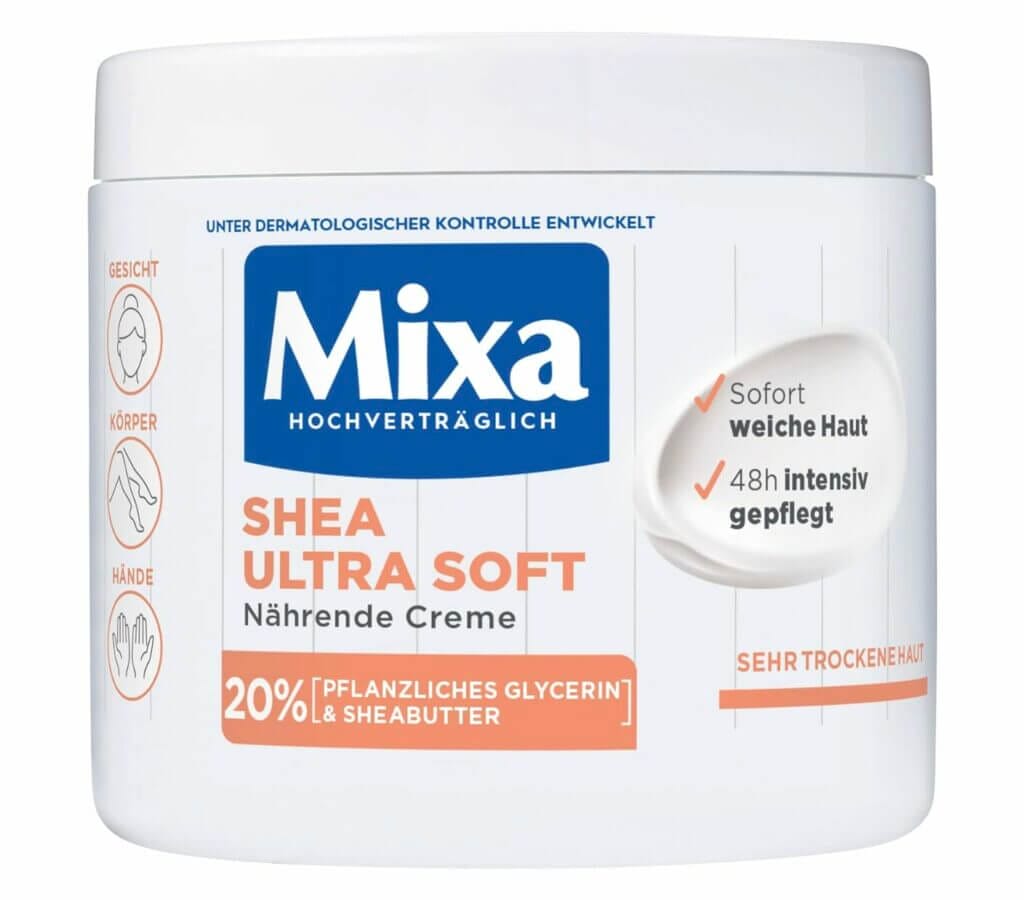 Mixa Shea Ultra Soft Creme - 41% Rabatt - Sehr reichhaltig